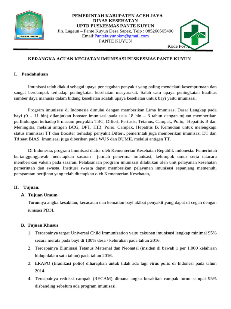 Kak Imunisasi | PDF