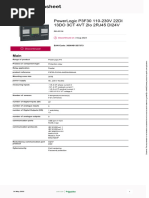 PowerLogic P3U30 Relay Specs Guide | PDF | Relay | Sustainability