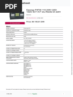 PowerLogic P3U20 Universal Protection Relay | PDF | Ac Power | Power Supply