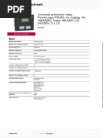Datasheet - Easergy P5 Protection Relays - P5F30 | PDF ...