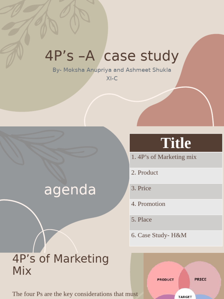 4P's - A Case Study | PDF | Marketing | Product (Business)