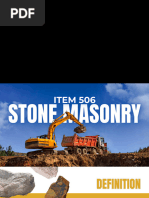 Rubble Soling Specifications and Procedure | PDF
