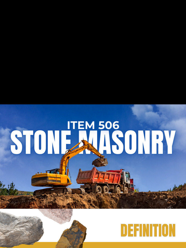 Stone and Rubble Masonry Techniques | PDF | Concrete | Masonry