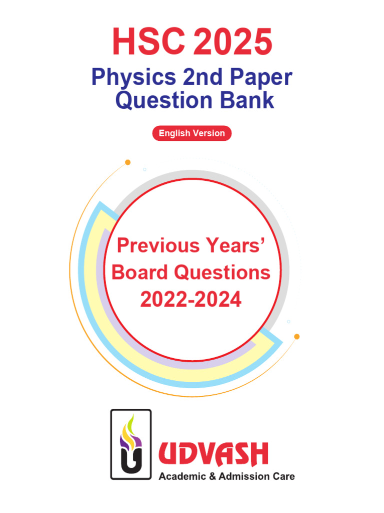 Physics 2nd Paper Board Question 2022, 23, 24 (EV) | PDF | Electron ...
