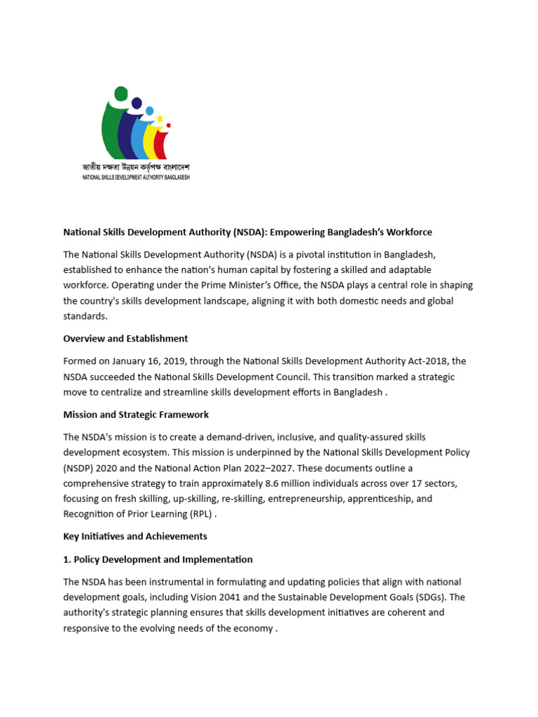 National Skills Development Authority | PDF | Economies | Business