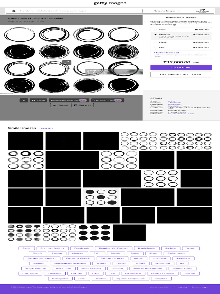 Hand Drawn Circles High-Res Vector Graphic - Getty Images | PDF | Drawing | Paintings