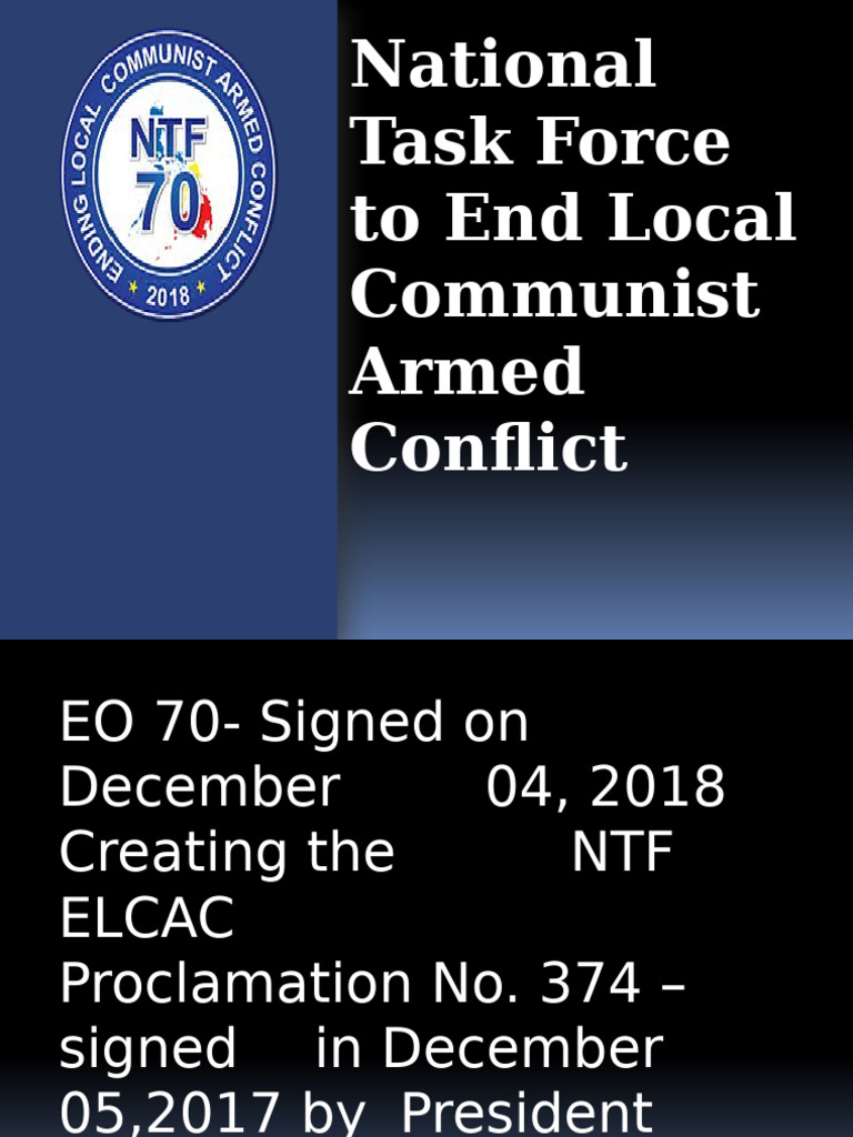 NTF ELCAC Overview and Youth Recruitment | PDF | Philippines | Maoism