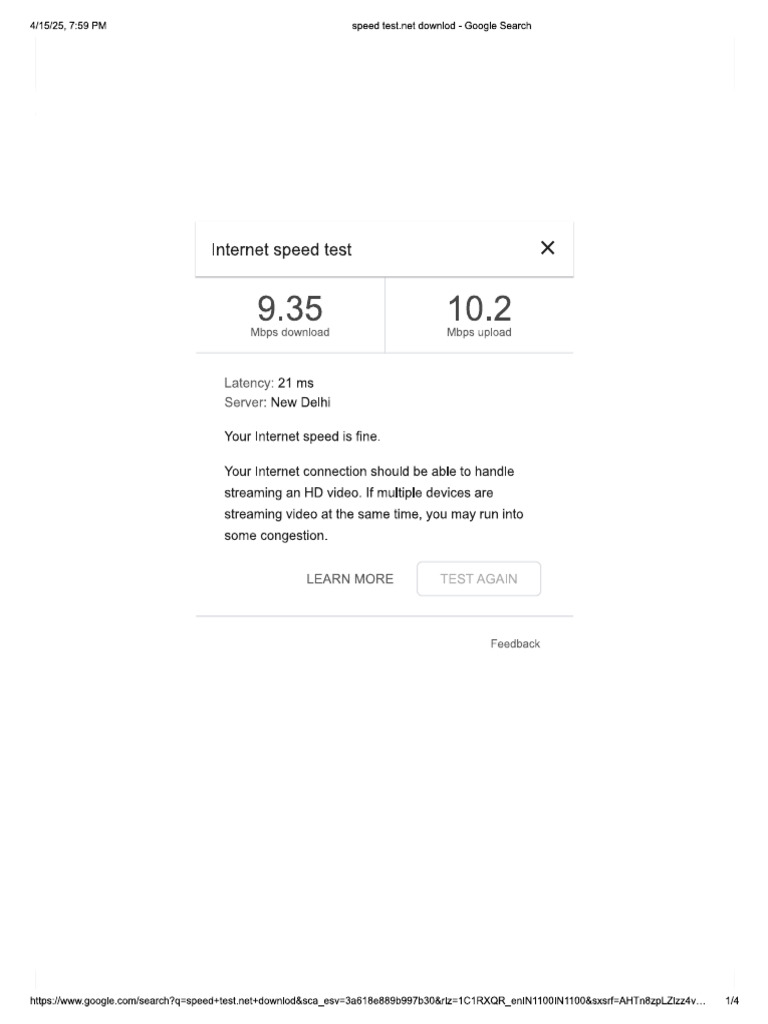 speed test | PDF