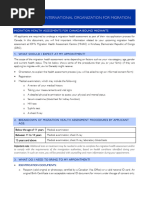 IOM Lagos Medical Booking Guide | PDF
