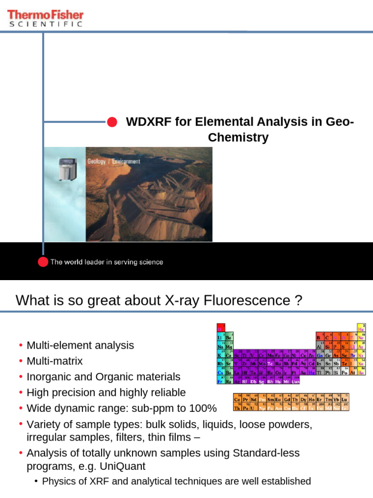 XR-ARL PERFORMX-Geo-Chemistry Industrial Site Seller-1012 | PDF | Atoms ...