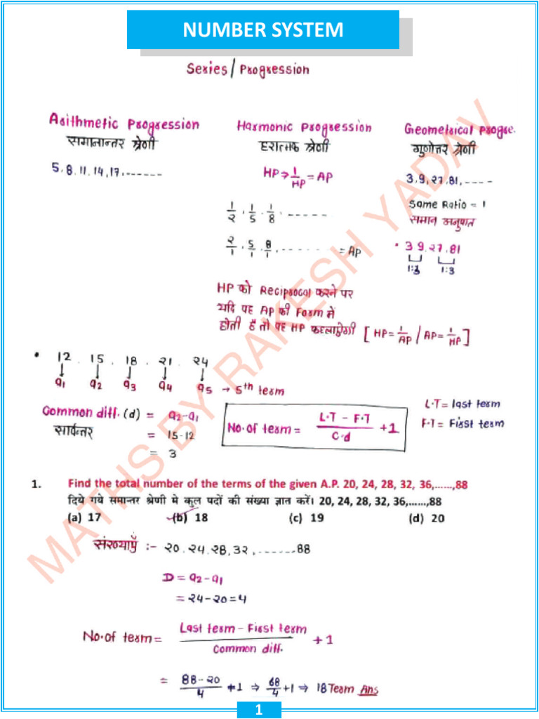 AP Notes Class-1 | PDF