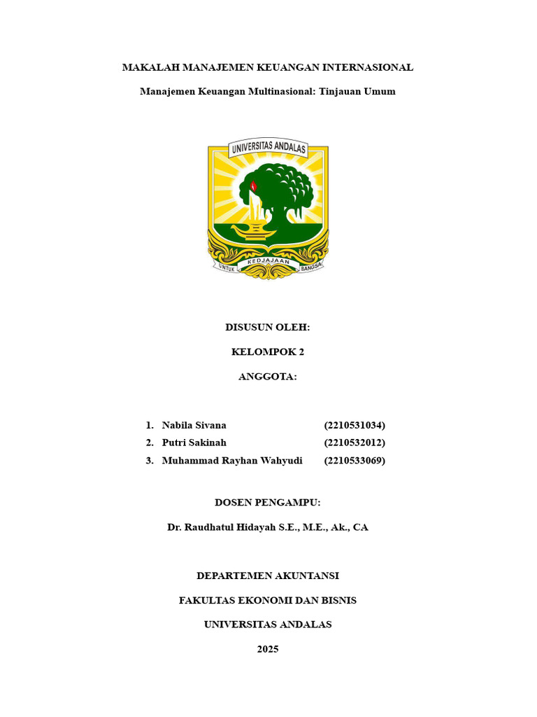 Makalah MKI | PDF