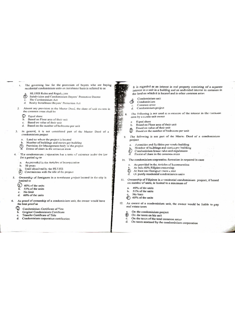Reb Mock 4 Condo and Other Holdings | PDF