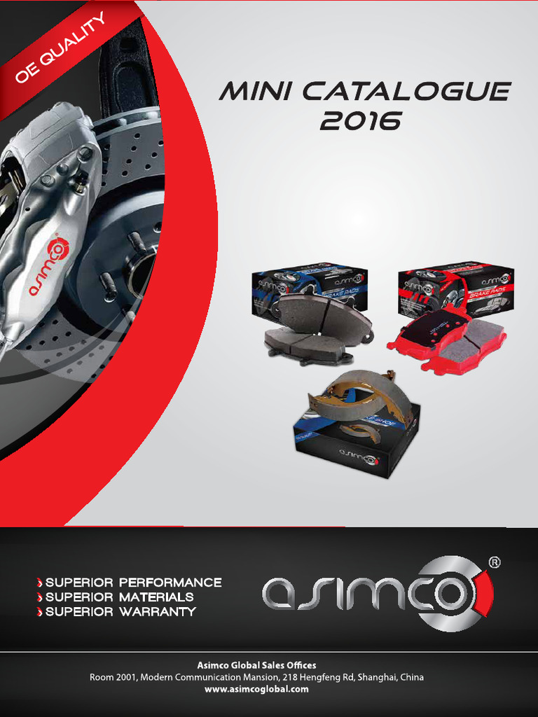 Engineering Vehicle and Brake Parts List | PDF | Automotive Industry ...