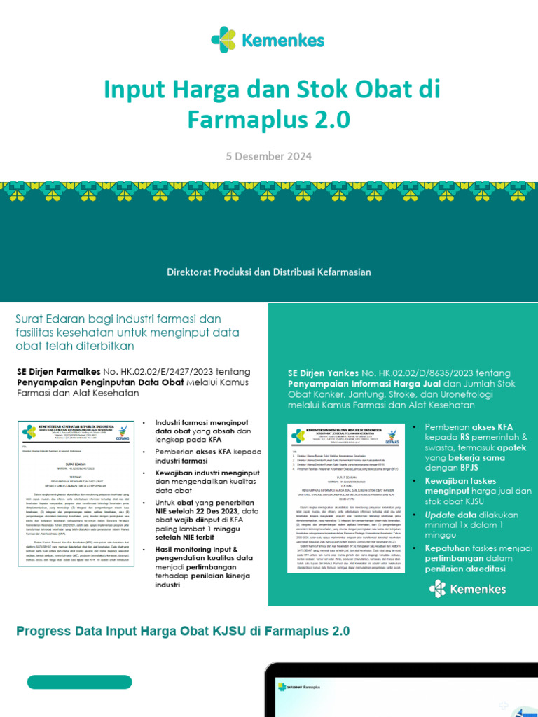 Update Input Harga Farmaplus - 05122024 | PDF