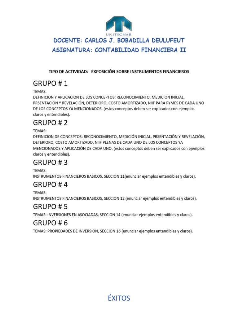 Exposicion 2do Corte | PDF