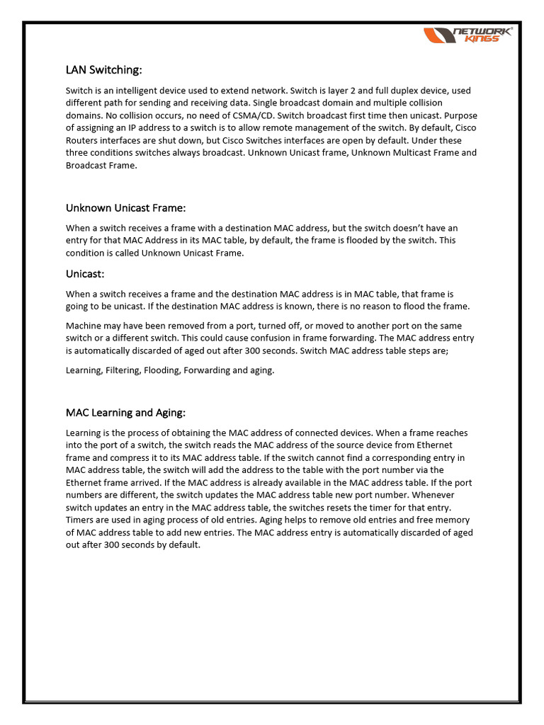 Basic Switching + VLAN + DTP | PDF | Network Switch | Computer Network