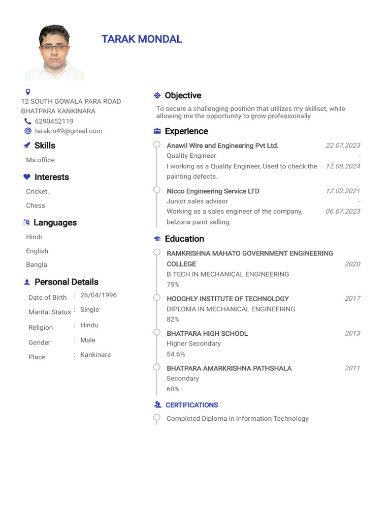 Graduation CV | PDF