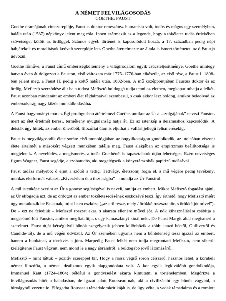Goethe Faust | PDF