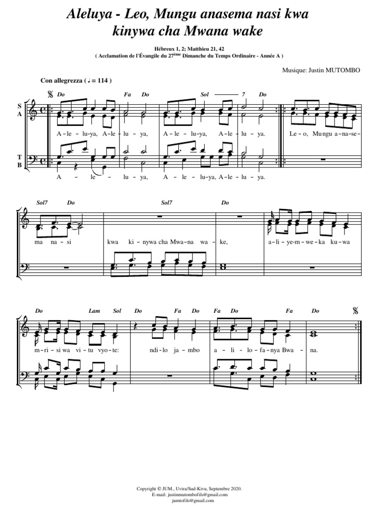 Aleluya_-_Leo,_Mungu_anasema_nasi_kwa_kinywa_cha_Mwana_wake OK OK OK MS ...