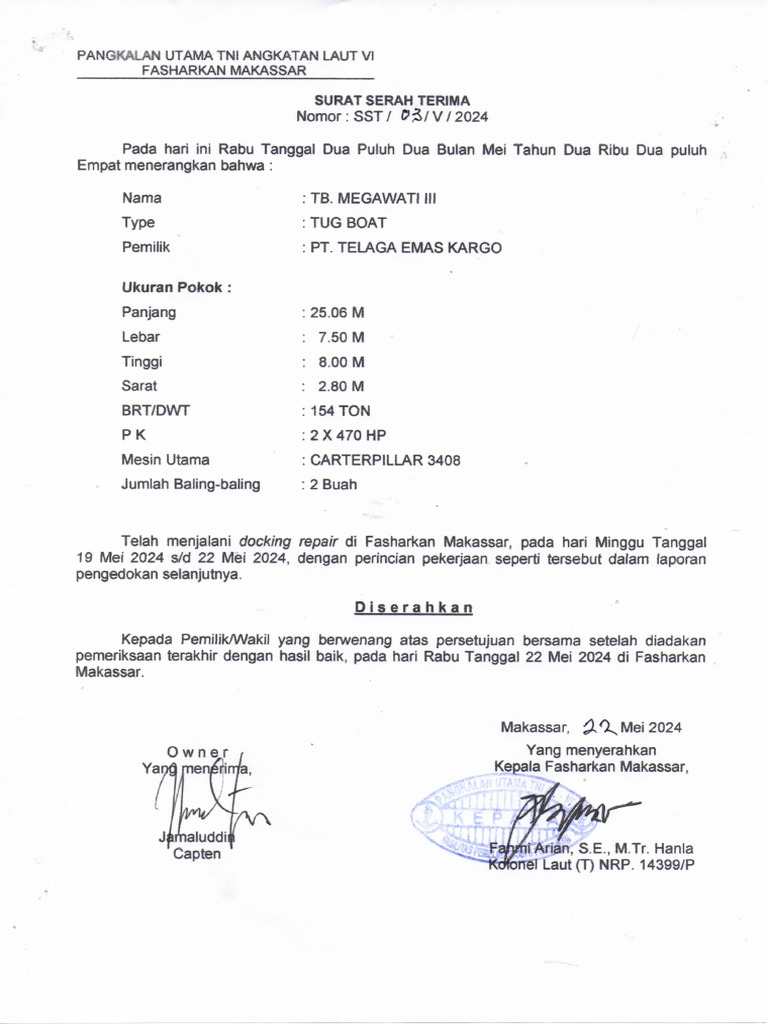 Scan Surat Docking - 240621 - 094503 | PDF