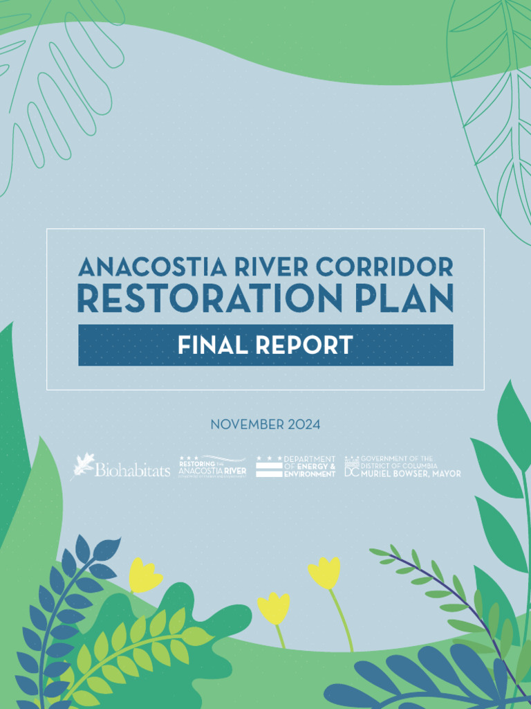 Anacostia River Corridor Restoration Plan - Final (Nov. 2024) | PDF ...