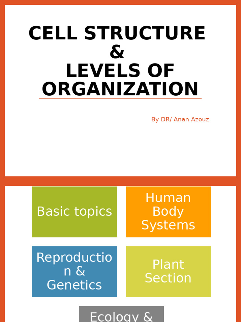 Topic 2 Organisation of The Organism | PDF