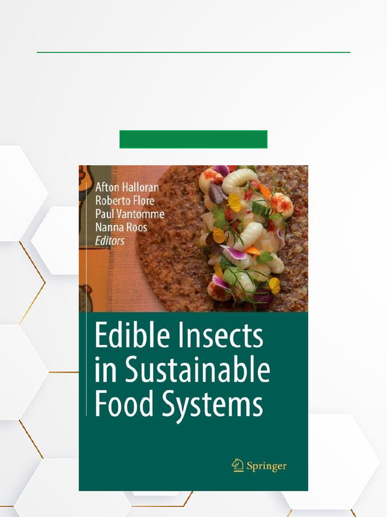 Edible Insects for Sustainable Food Systems | PDF | Fly | Lepidoptera
