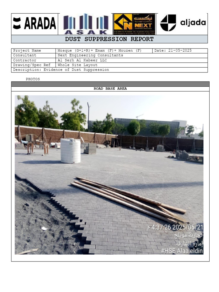 Dust Suppression Report.210525 | PDF
