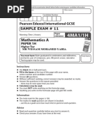 Edexcel Igcse Mathematics Year 10 Exam 1 | PDF