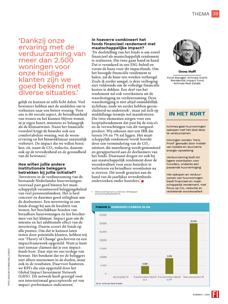 Dankzij Onze Ervaring Met de Verduurzaming Van Meer Dan 2.500 Woningen ...