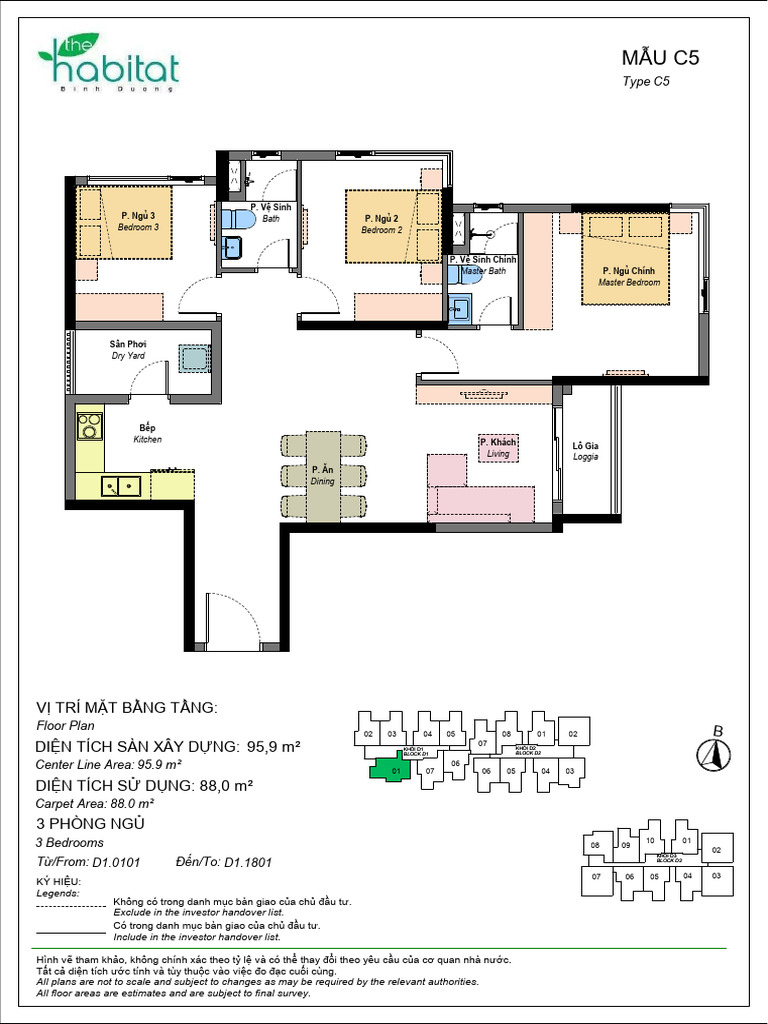 HBTP3 - Layout Unit - Block D1 - 01 - C5 | PDF