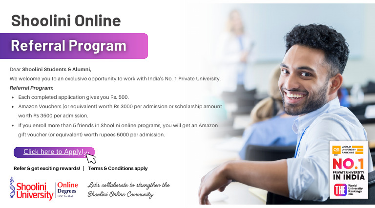Shoolini Online Ambassador Program | PDF