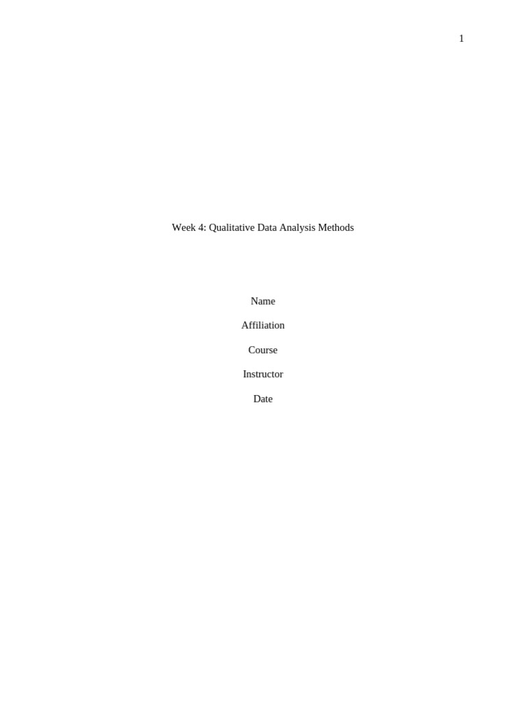 Qualitative Data Analysis Technique - Edited | PDF | Methodology | Science