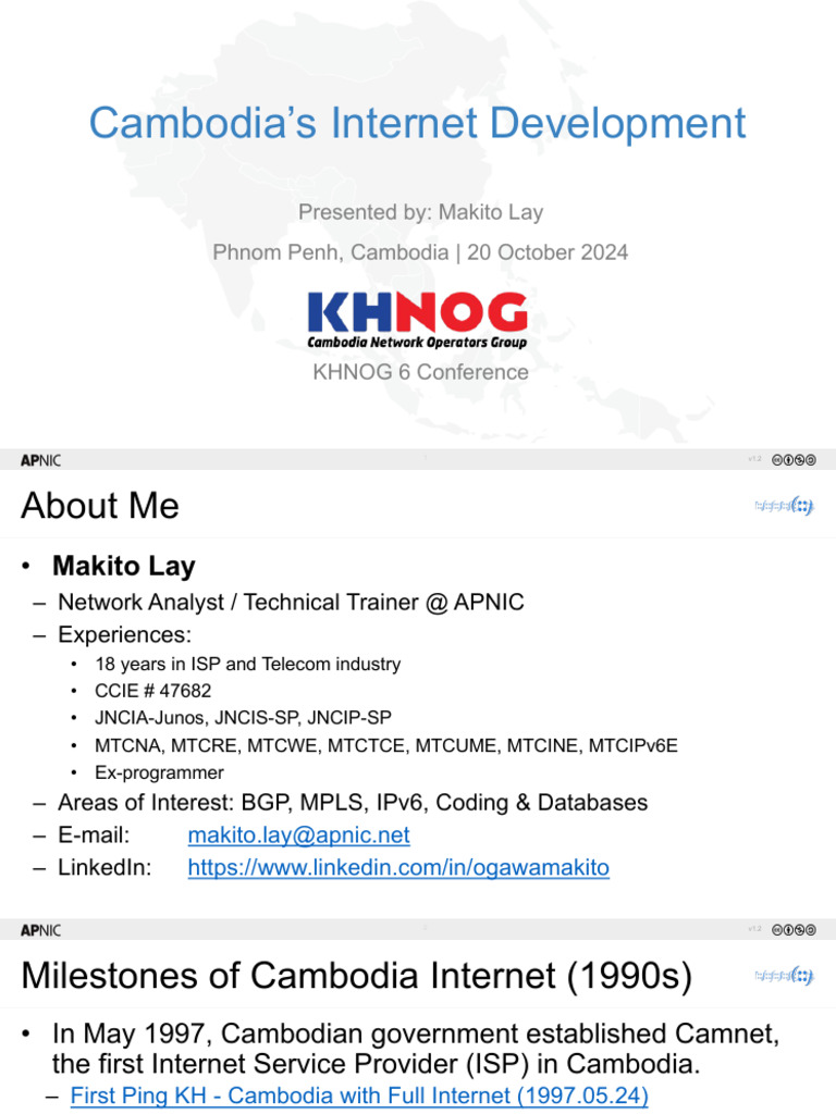 Cambodia Internet Development Overview | PDF | Internet | Digital ...