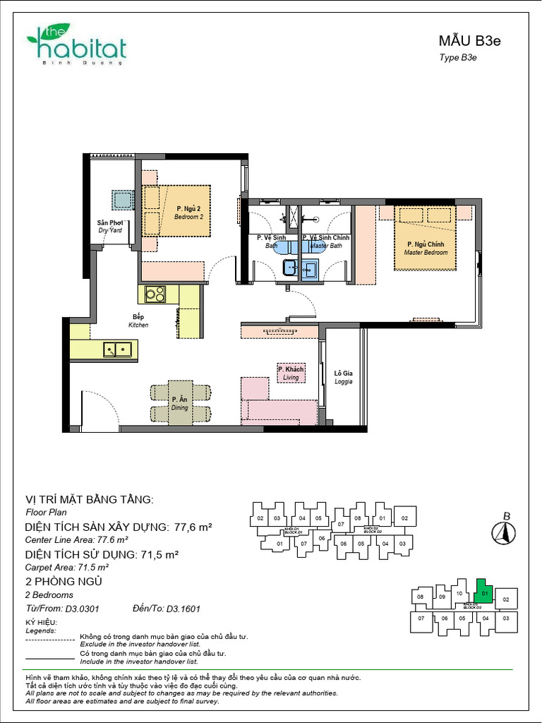 211016_HBTP3_LAYOUT UNIT_BLOCK D3_01_B3e | PDF