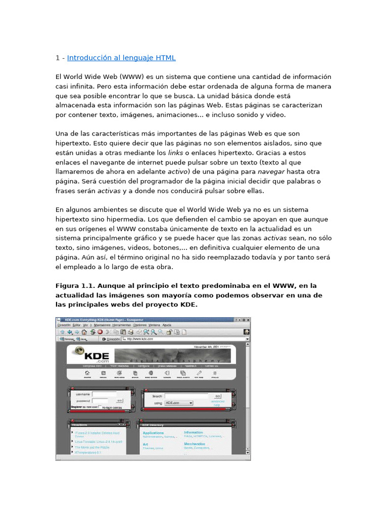 Manual de HTML Explicado | PDF | HTML | Navegador web
