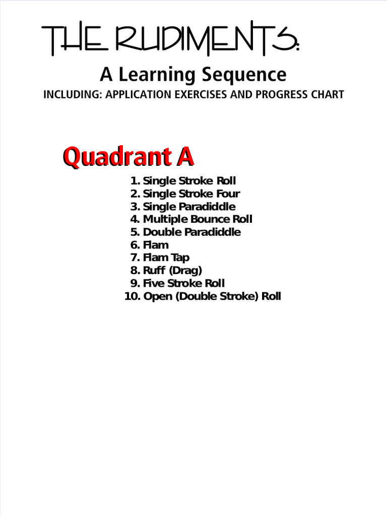 Dokumen.tips Complete Snare Drum Rudiments | PDF | Drumming | Rhythm ...