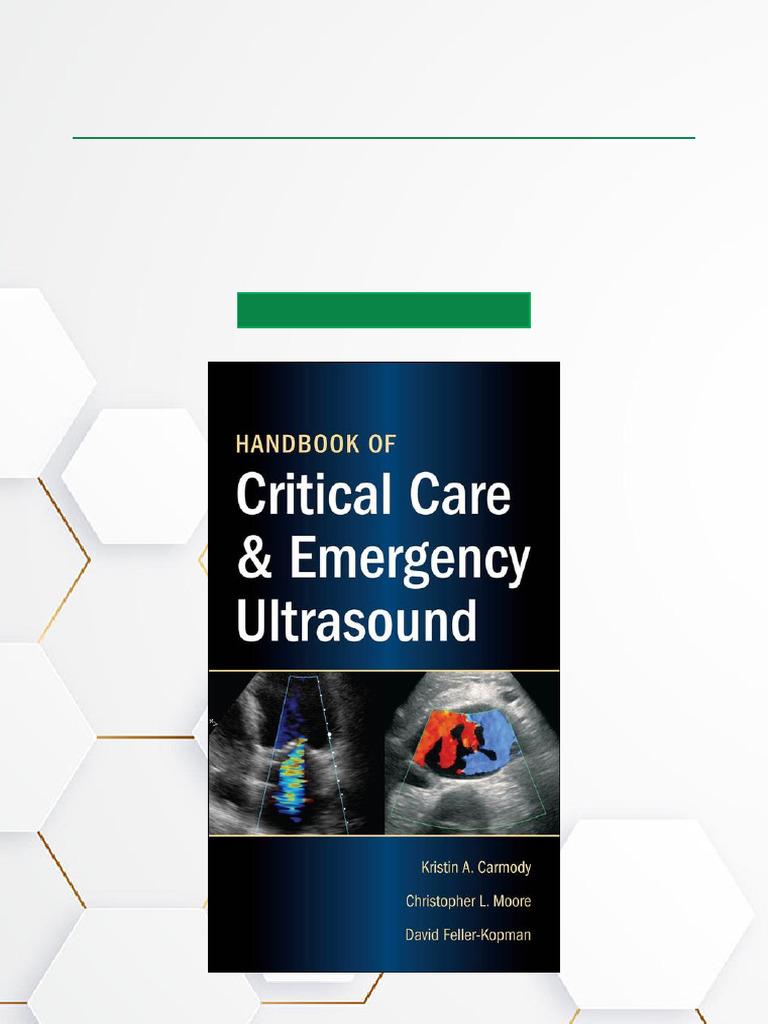 Critical Care Ultrasound Handbook | PDF | Medical Ultrasound | Medicine