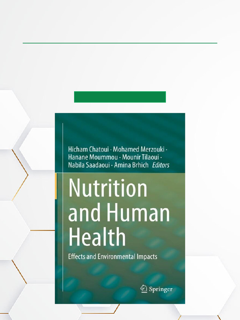 Nutrition, Health, and Environmental Impact | PDF | Natural Environment