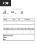 NCL Reservation Transfer Request Form | PDF