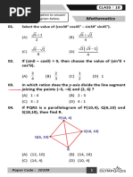 ASAT Class 10 Sample Paper Solutions | PDF