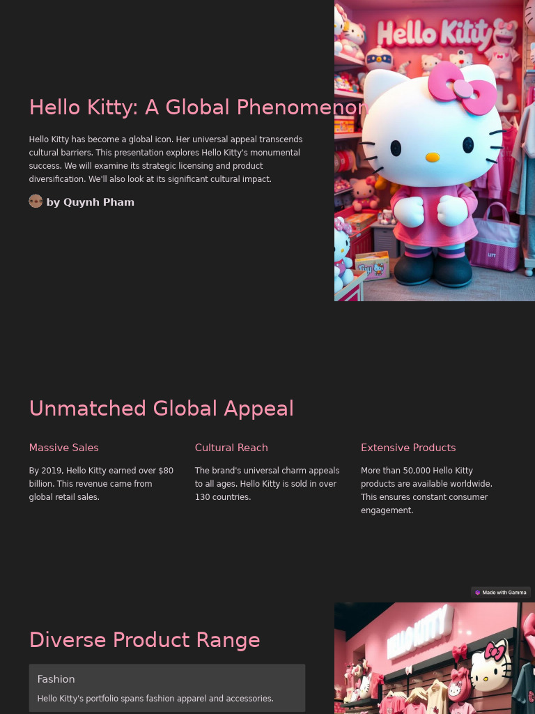 Hello Kitty A Global Phenomenon 2 | PDF | Brand | Marketing