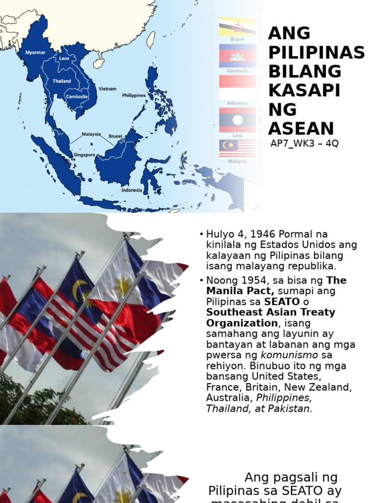 Ang Pilipinas Bilang Kasapi NG Asean | PDF
