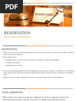 The Reservation Process in Hotels | PDF