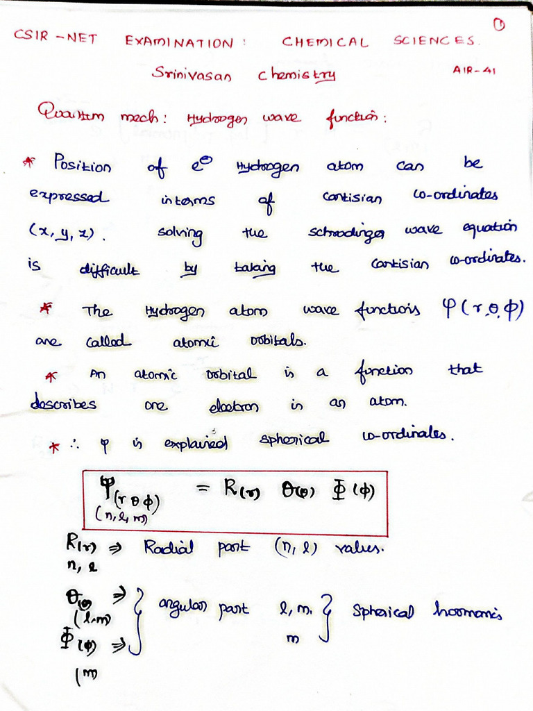 Quantum Mechanics Hydrogen Wave Function_b218ea8f 2bb6 4492 986e ...