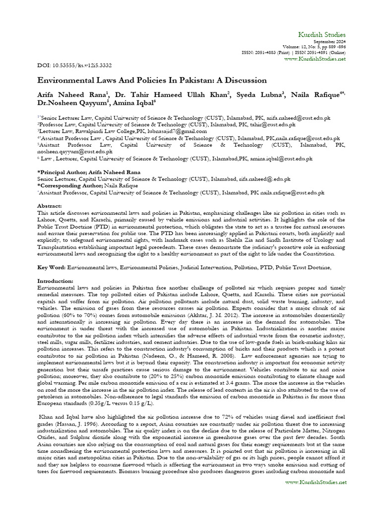 4 (Only For Third Subsection | PDF | Air Pollution | Pollution