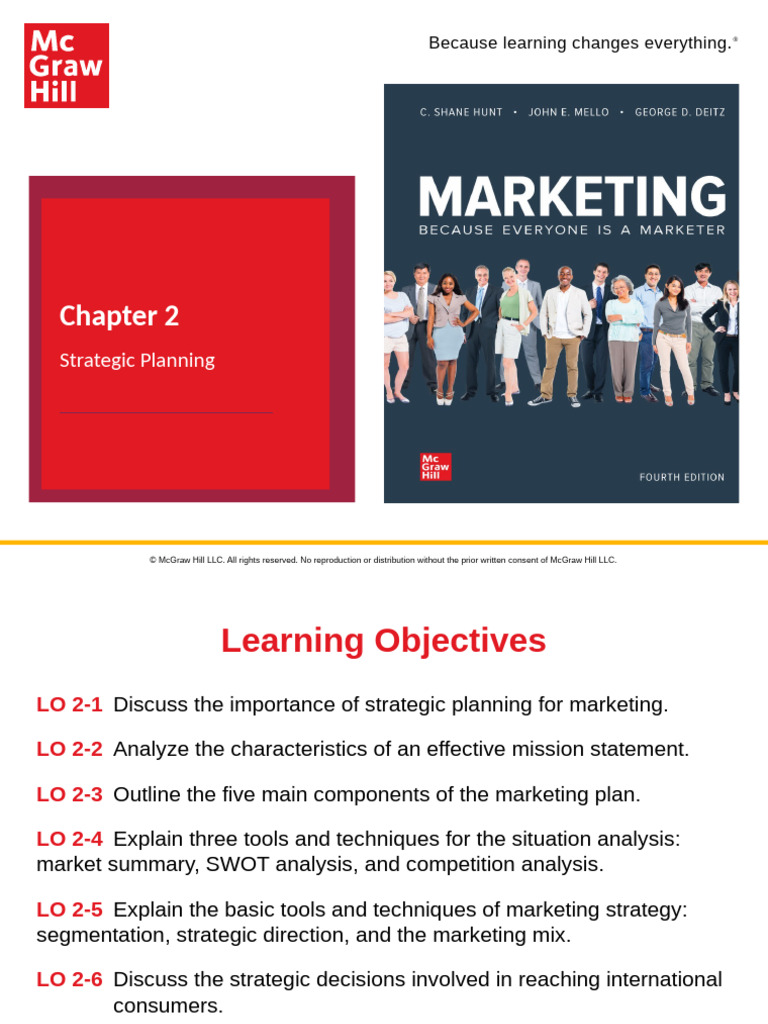 Hunt4e PPT Ch02 Access | PDF | Marketing | Swot Analysis