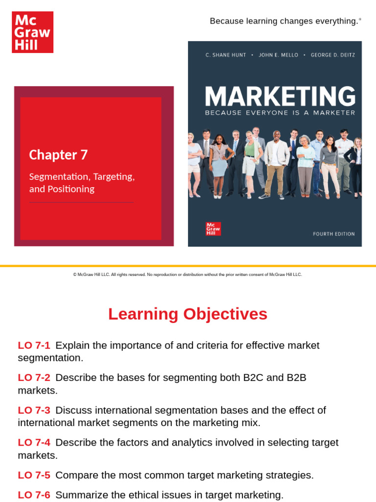 Hunt4e_PPT_Ch07_ACCESS | PDF | Market Segmentation | Marketing