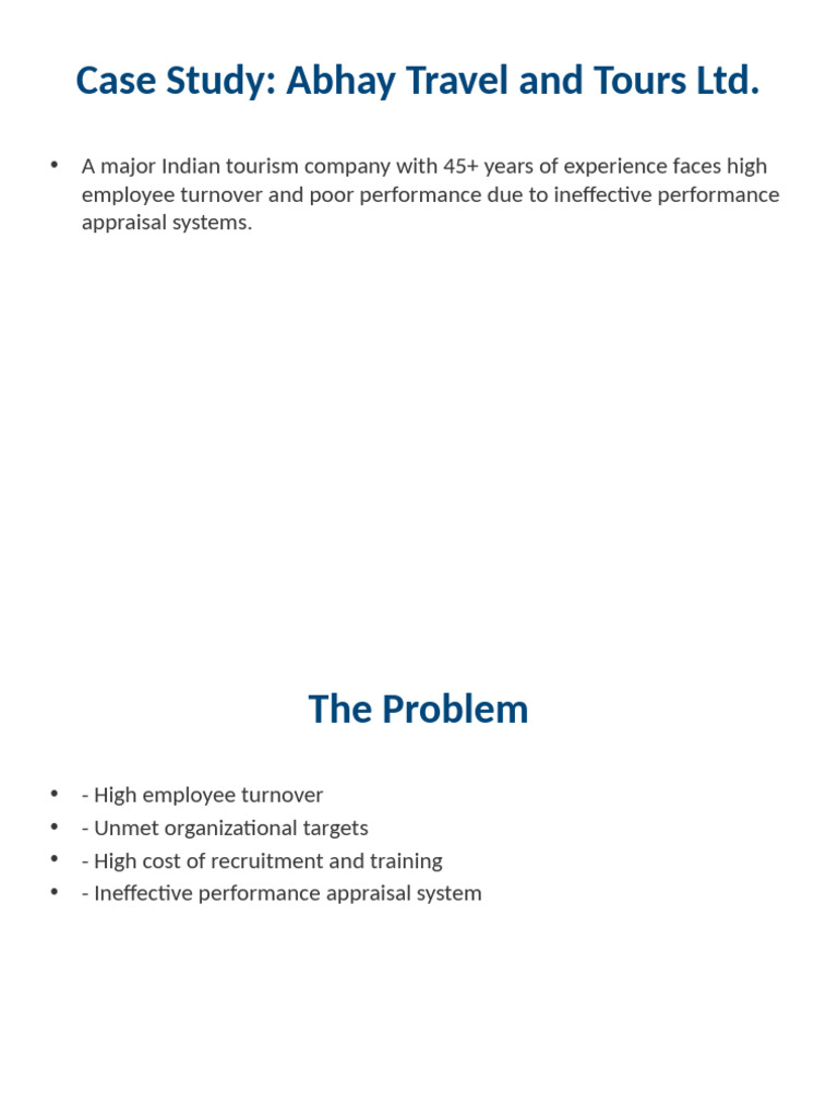 Abhay Travel Case Study Enhanced | PDF